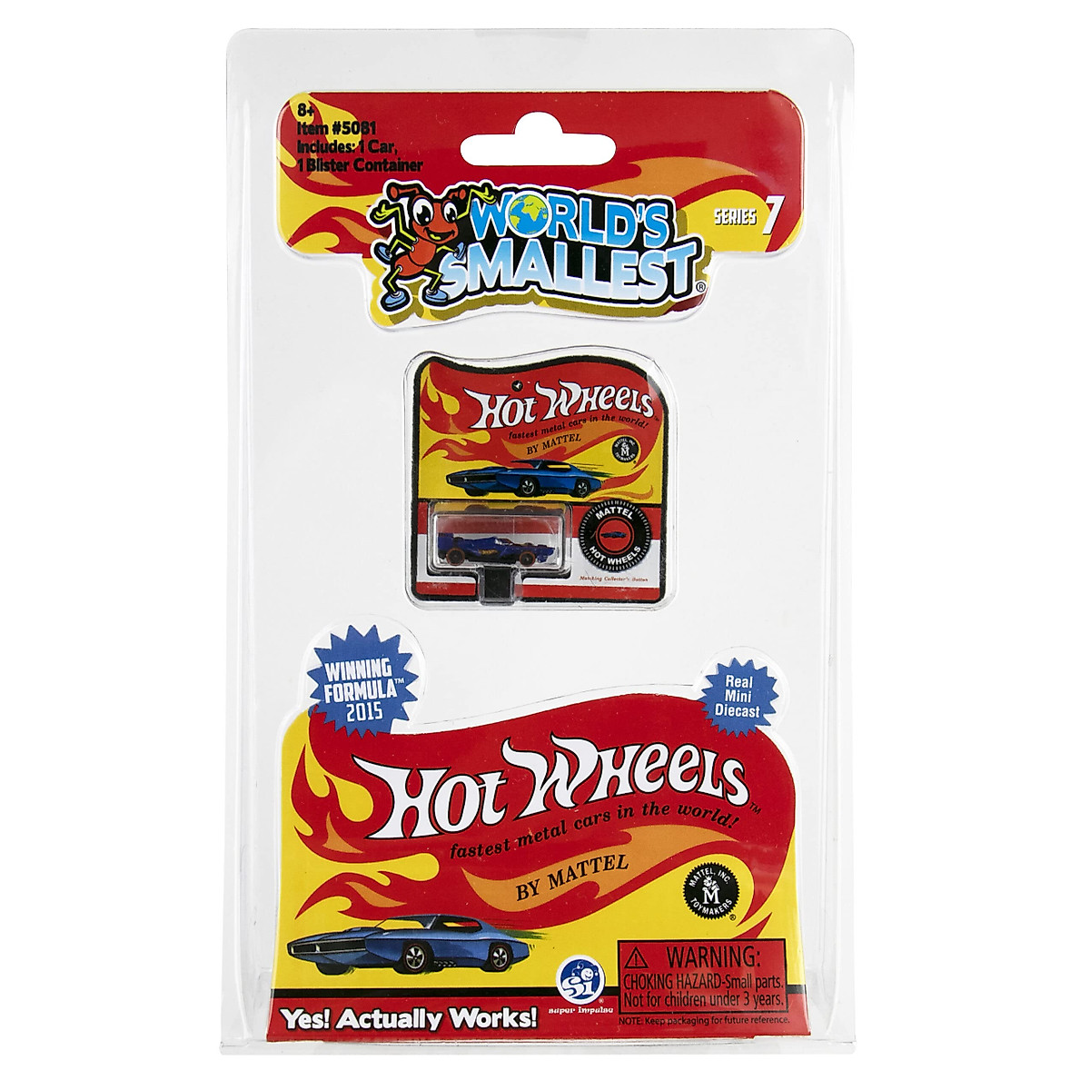 Worlds Smallest Hot Wheels Series 7 (3 Pack) GT Hunter™, Quick N SIK™, and Winning Formula™