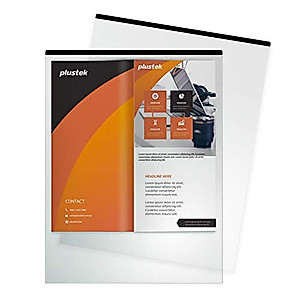 Plustek A4 / Letter Size Document Carrier Sheets (Pack of 5) - Protects Fragile Paper and A3 Size Document by Folding…