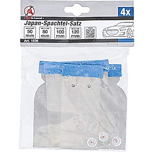 BGS Diy 1636 | Japan Scraper Set | Spring Steel | 50/80 / 100/120 mm | 4 pcs.