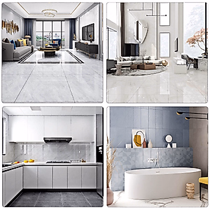 Seeutek 17 Inch Manual Tile Cutter Tools With Tungsten Carbide Scoring Wheel for Porcelain Ceramic Floor Tile Cutter Adjustable Laser Guide with Spare Cut Wheel