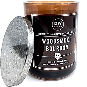 DW Home Large Woodsmoke Bourbon Scented Candle