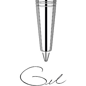 Parker Gel Refill for Ballpoint Pens Medium Point Black Ink 4-Total refills