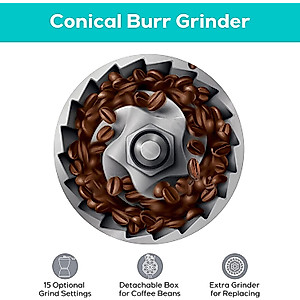 CASABREWS Espresso Machine With Grinder, Professional Espresso Maker With Milk Frother Steam Wand, Barista Espresso Coffee Machine With Removable Water Tank, Used