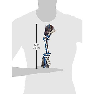 Petmate Booda Two Knot Rope Bone, Multicolored, Small