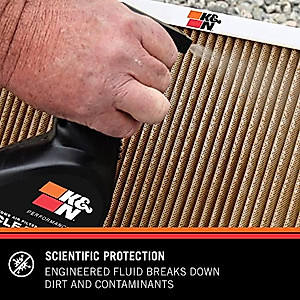 K&N HVAC Filter Cleaner: 32 Oz Spray Bottle Filter Cleaner and Refresher; Restores K&N Home Air Filter Performance; 99-6010