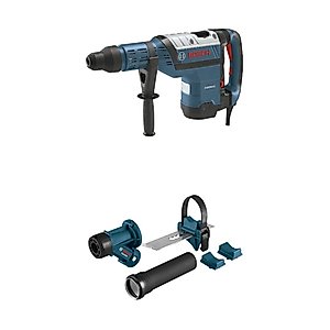 Bosch RH850VC 120-Volt 1-7/8" SDS-max Rotary Hammer with HDC300 SDS-Max and Spline Hammer Dust Collection Attachment