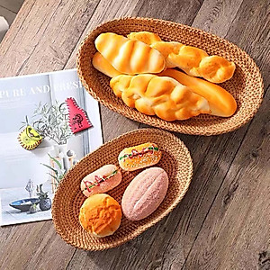 Round Rattan Bread Basket for Serving,Small Wicker Bread Basket Fruit Basket,Small Woven Bread Basket Fruit Basket,Round Rattan Basket for Bread,100% Natural Rattan,100% Handmade,1 PC
