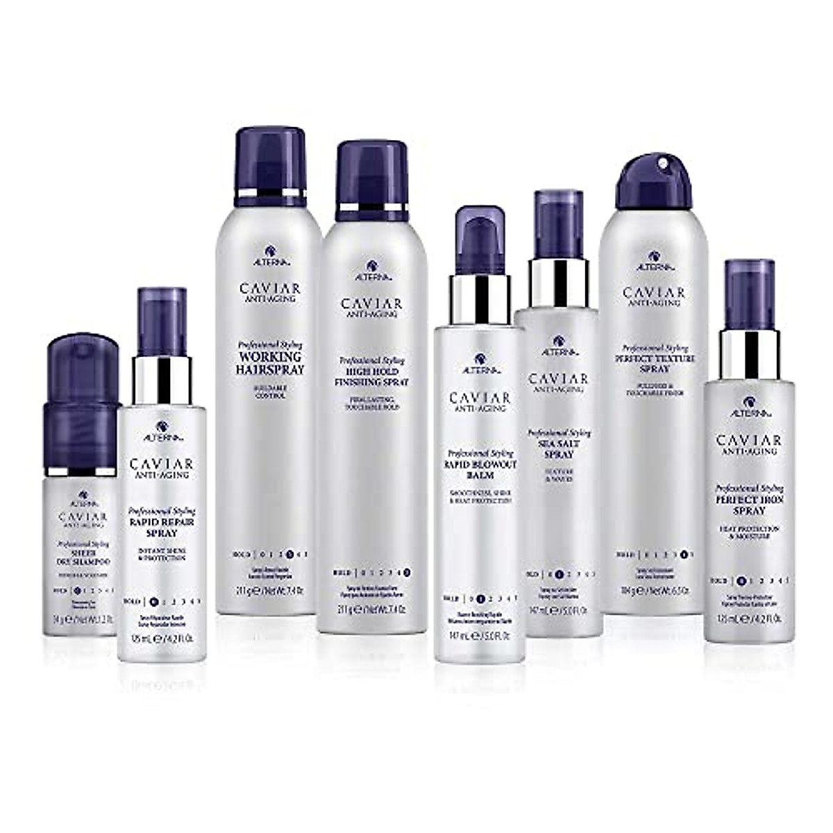 Alterna Caviar Professional Styling Perfect Iron Spray, 4.2 Fl Oz | Provides Heat Protection & High Shine | Sulfate Free