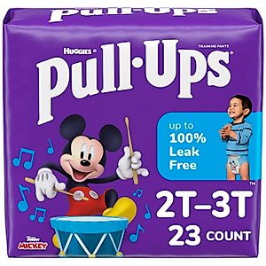 Pull-Ups Boys' Potty Training Pants, 2T-3T (16-34 lbs), 23 Count