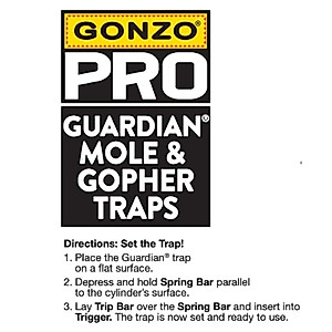 GONZO 5030 Pro Guardian Mole & Gopher Trap