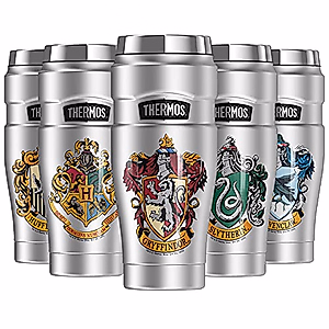 THERMOS Harry Potter Gryffindor House Crest, STAINLESS KING Stainless Steel Travel Tumbler, Vacuum insulated & Double Wall, 16oz