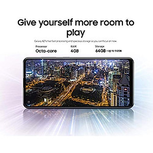 SAMSUNG Galaxy A21S SM-A217M/DS 4G LTE 64GB + 4GB Ram LTE USA w/Four Cameras (48+8+2+2mp) Android - Black (Renewed)
