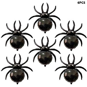 32.5" Spider Foil Balloons - Halloween Black Spiders Animal Spooky Balloon for New Year Party Decoration Supplier