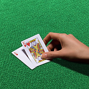 CAIT CHAPMAN HOME COLLECTION Felt Game Table Cover 40" Wide Fabric fits 34"-36" Square Table (Fitting 34"-36" Square Table)