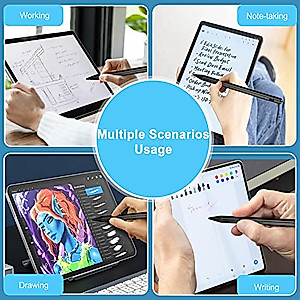 Electronic Stylus Pen for Lenovo Tab M10 Plus,New Plastic Point Tip with Precise and Accurate Drawing Pens Compatible with Lenovo Tab M10 Plus Stylus Pencil,Black