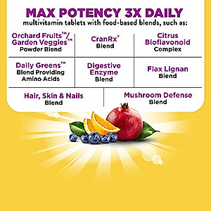 Nature’s Way Alive! Max3 Potency Women’s Multivitamin, High Potency B-Vitamins, 90 Tablets