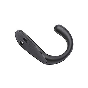 HARPOON 5 Piece Single Prong Robe Hook, Farmhouse Coat Hooks Oil-Rubbed Bronze