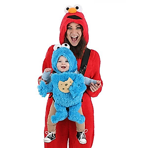 Fun Costumes Sesame Street Cookie Monster Baby Carrier Costume Accessory | Infant Costume for Cosplay Outfit Blue