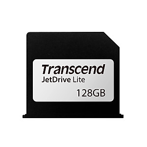 Transcend 128GB JetDrive Lite 130 Storage Expansion Card for 13-Inch MacBook Air (TS128GJDL130) , Black