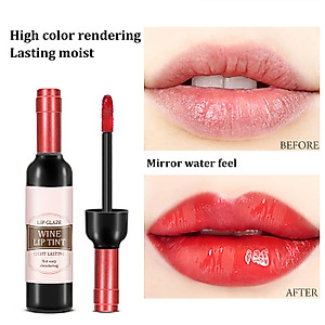 6 Colors/Set Wine Lipstick, Long Lasting Waterproof Lip Tint Set, Matte Lip Gloss Lipsticks Lip Stain