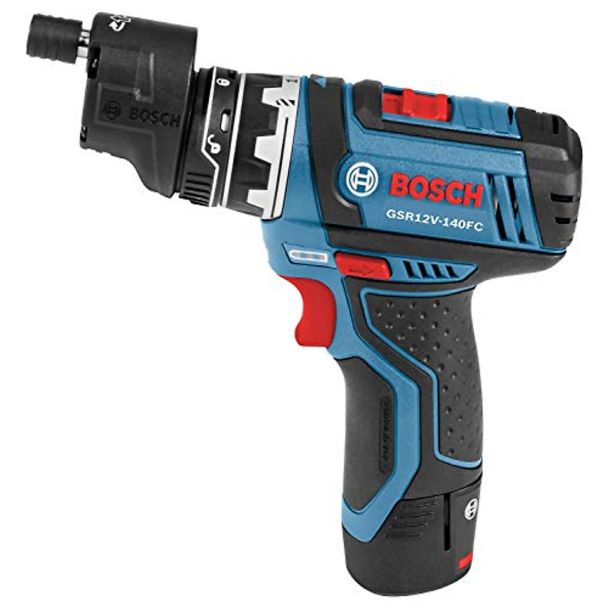 Bosch GSR12V-140FCB22 Cordless Electric Screwdriver 12V Kit - 5-In-1 Multi-Head Power Drill Set