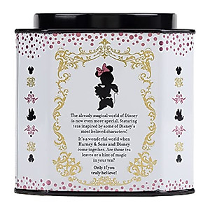 Harney & Sons Minnie Mouse Blend, Disney | 30 sachets Rose Scented Black Tea with Caramel