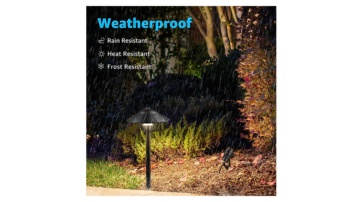 SUNVIE LED Landscape Lights - 12 Pack for Your Yard