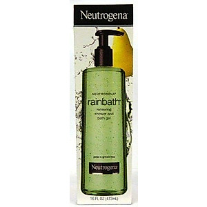 Neutrogena Rainbath Renewing Shower & Bath Gel, Pear & Green Tea, 16 fl oz Pack of 2
