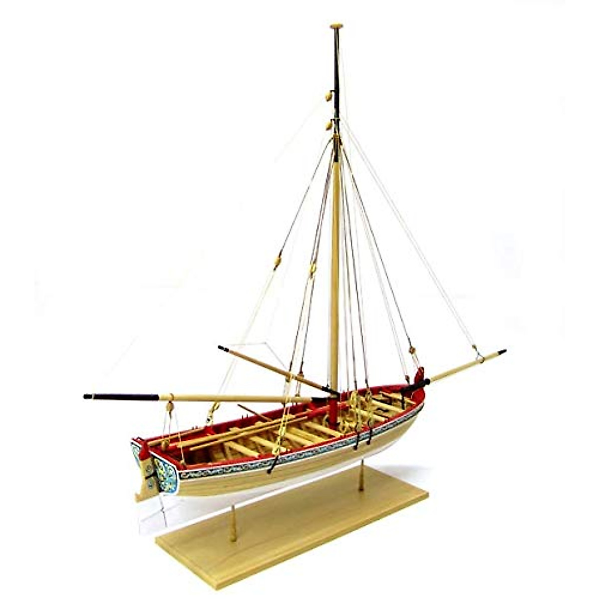 MS1457CBT Model SHIPWAYS 18TH Century Longboat Starter KIT with Tools - 1:48 Scale Wood Plank-on-Frame