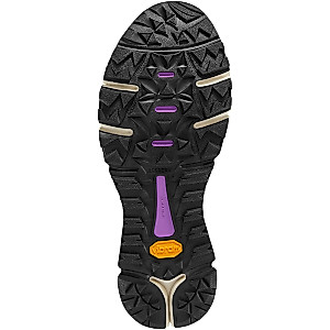 Danner Women's Trail 2650 Campo 3" Hiking Shoes, Lightweight, Breathable, Shock-Absorbing, Vibram Megagrip Outsole, Birch/Grape - 8 M