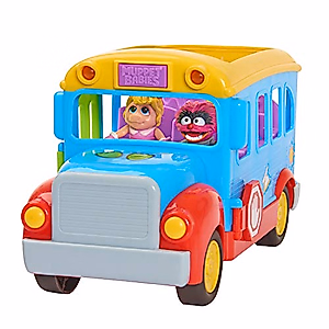 Muppet Babies Friendship School Bus, Kids Toys for Ages 3 Up by Just Play