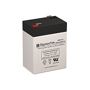 RB640 6 Volt 4.5 AmpH SLA Replacement Battery with F1 Terminal