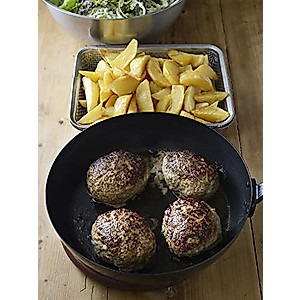 La Base LB-093 Yoko Arimoto Iron Frying Pan, 7.9 inches (20 cm), Made in Japan