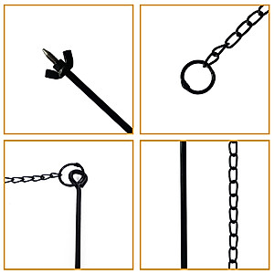 winemana 3PCS Chicken Veggies Skewer Fruit Holder for Hens Pet Chick, Coop Accessories Vegetable Hanging Feeder, Foraging Toy for Large Birds