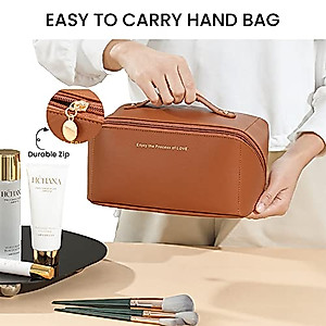 Eternity For Women Eau de Parfum, 3.3 Fl. Oz - Gift Set Pack With Luxury Faux Leather Travel Toiletry Bag + Portable Travel Size Refillable Perfume Atomizer Bottle