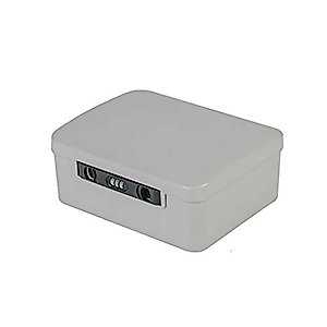 SCDHZP Really Useful Plastic Storage Box,Large Capacity Sturdy Password Storage Box (Color : Gray, Size : 25cm20.6cm10.2cm)