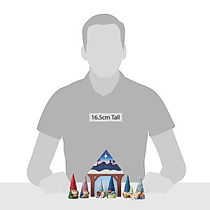 Enesco Jim Shore Heartwood Creek Small but Miraculous Gnome Christmas Pageant Scene Figurine Set, 3.125 Inch, Multicolor
