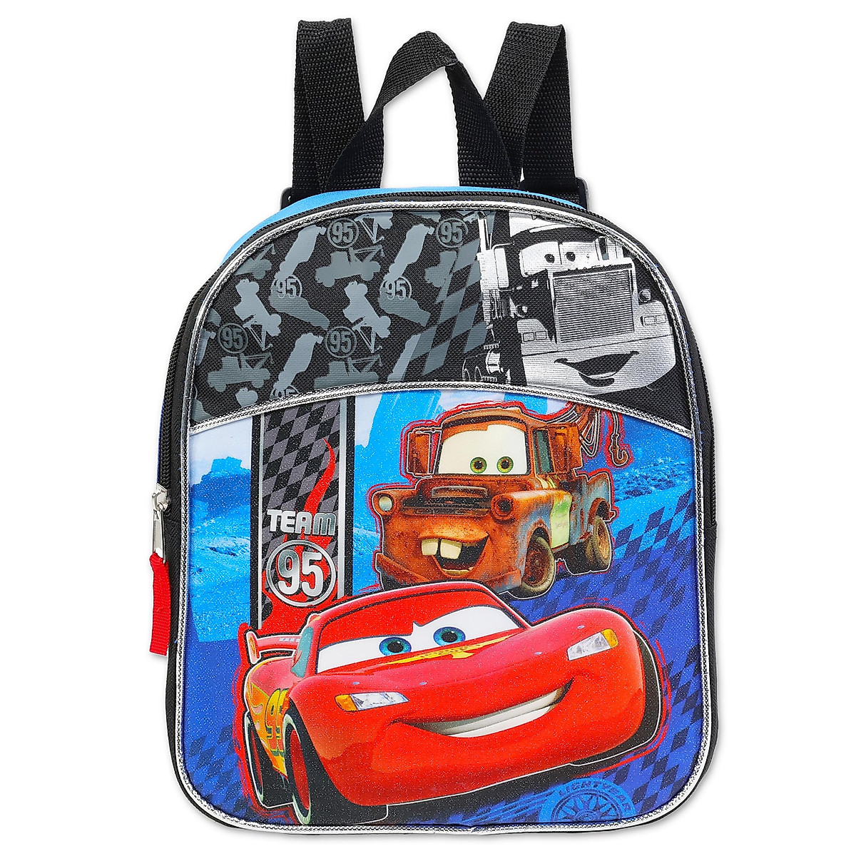 Disney Cars Backpack for Toddlers ~ Deluxe 11" Mini Cars Preschool Backpack