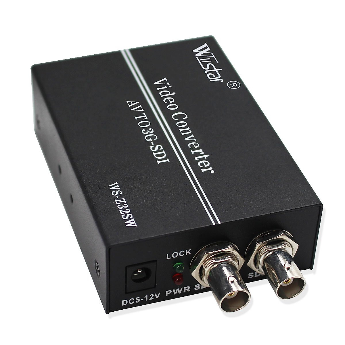 Wiistar AV CVBS to 3G-SDI Audio Video Converter Composite to SDI Converter Support 1080P for CRT HDTV to Camera