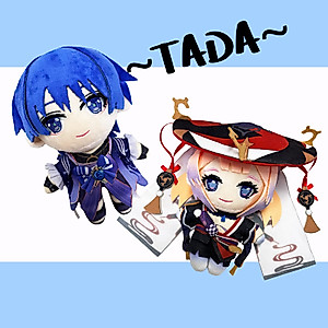 VEGAWIWI Cute Plush Doll Anime Figure Plushies Kunikuzushi Scaramouche Kawaii Soft Stuffed Animals Gift for Genshin Impact Fans