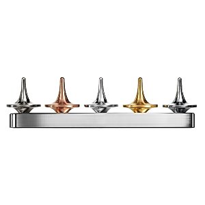 ForeverSpin Mini Metal Museum(5 Unique Tops, 1 Dock) - World Famous Spinning Tops