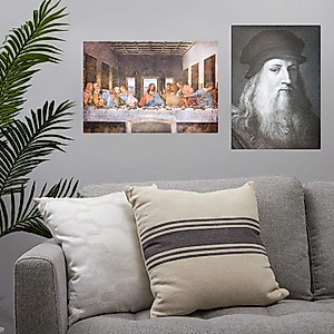 The Gifted Stationery Leonardo da Vinci Posters for Decorations (13 x 19 in, 20 Pack)