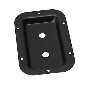 logyues 1/4" Steel Headphone Jack Plate Socket Clip for Speaker Cabinets Black