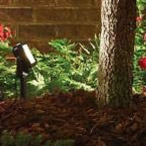 Low Voltage Black Outdoor Integrated LED Landscape Flood Light (4-Pack)