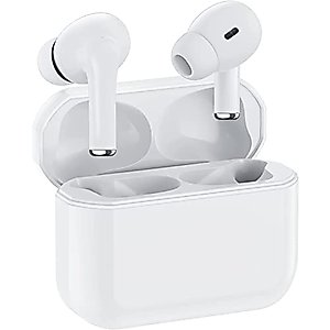 Lasuney IPX8 Waterproof Bluetooth 5.0 True Wireless Earbuds with Wireless Charging Case and mic, 30H Cyclic Playtime Headphones for iPhone Android, in-Ear HI-FI Stereo Earphones Headset for Sport