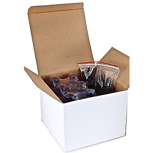 Vivaplex, 6, Cobalt Blue, 4 oz Glass Bottles, with Glass Eye Droppers