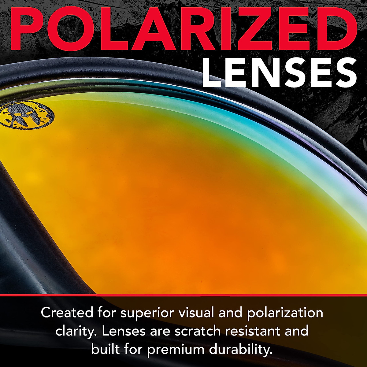 Franklin Sports 90544S75 Spartan Sunglasses 1417 Gry/RD, Gray/Red, One Size