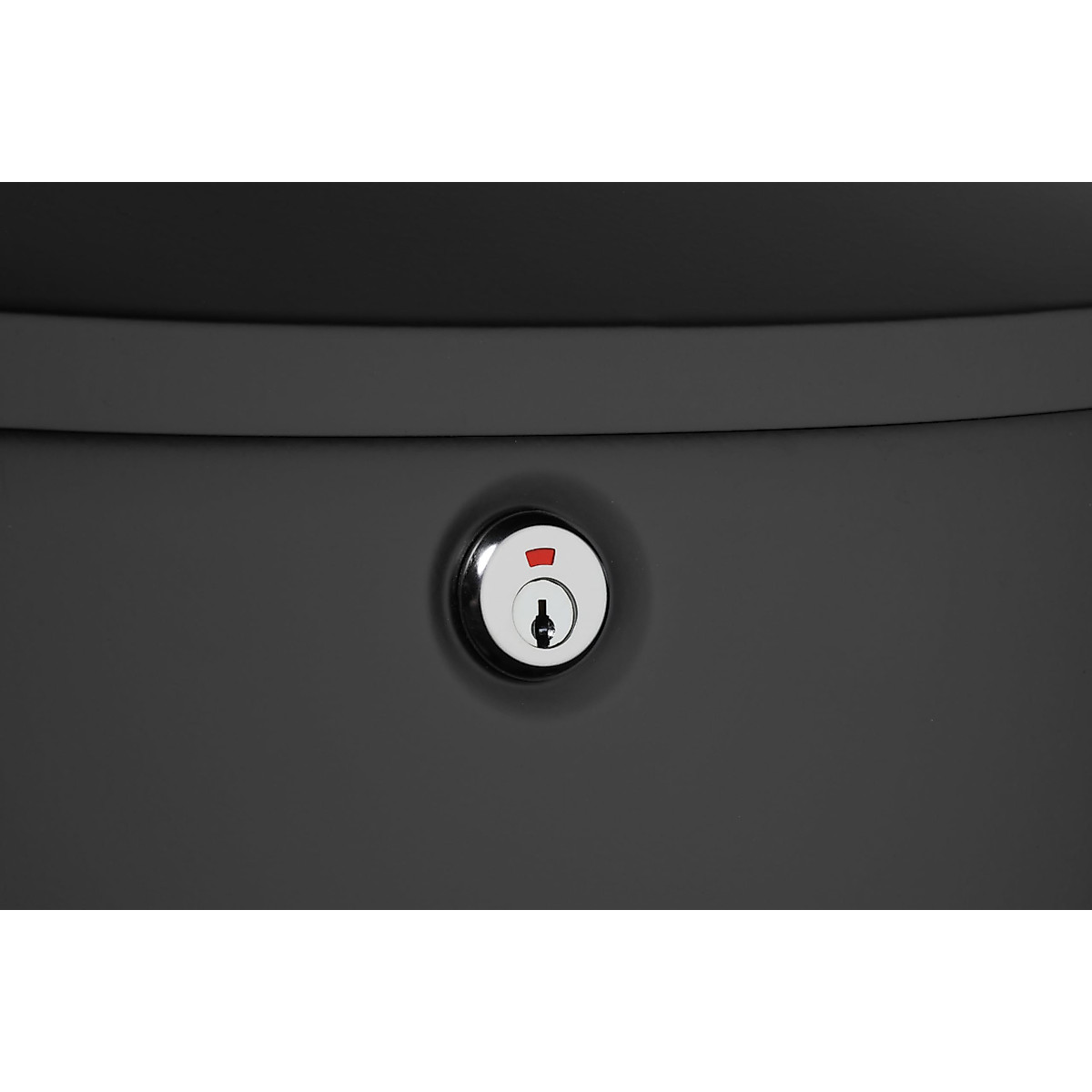 Architectural Mailboxes Princeton Galvanized Steel, Locking, Wall Mount Mailbox, 2572B-10, Black, Medium Capacity