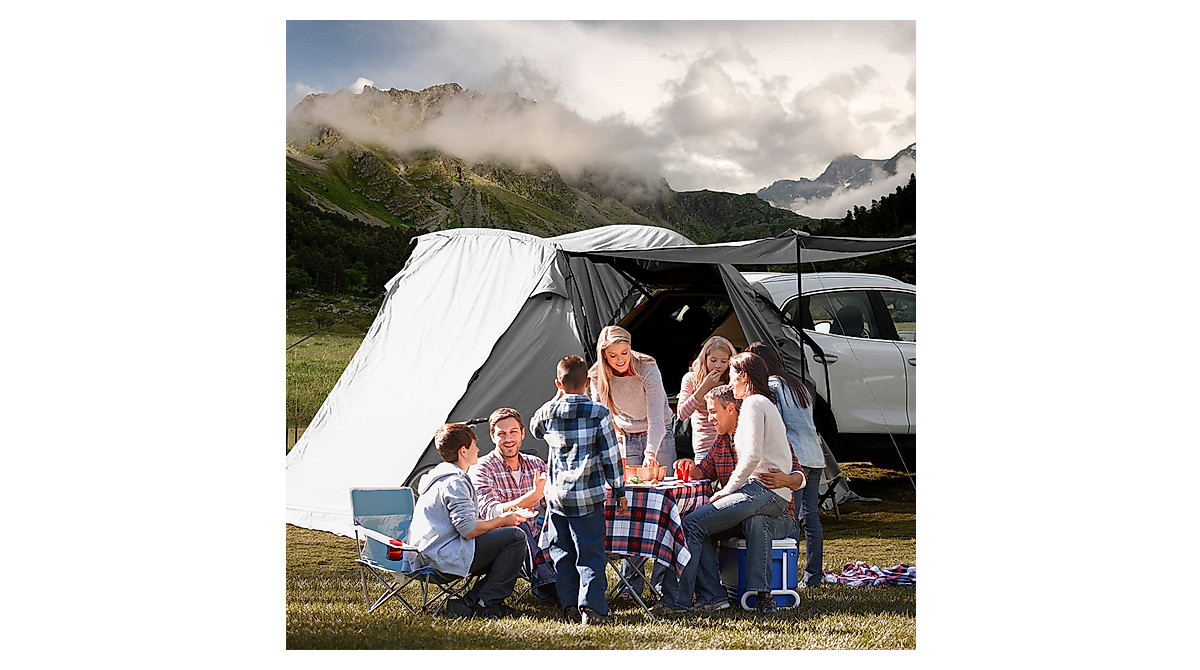 KAMPKEEPER SUV Car Tent - Large Shake-Protection Awning for Outdoor Use