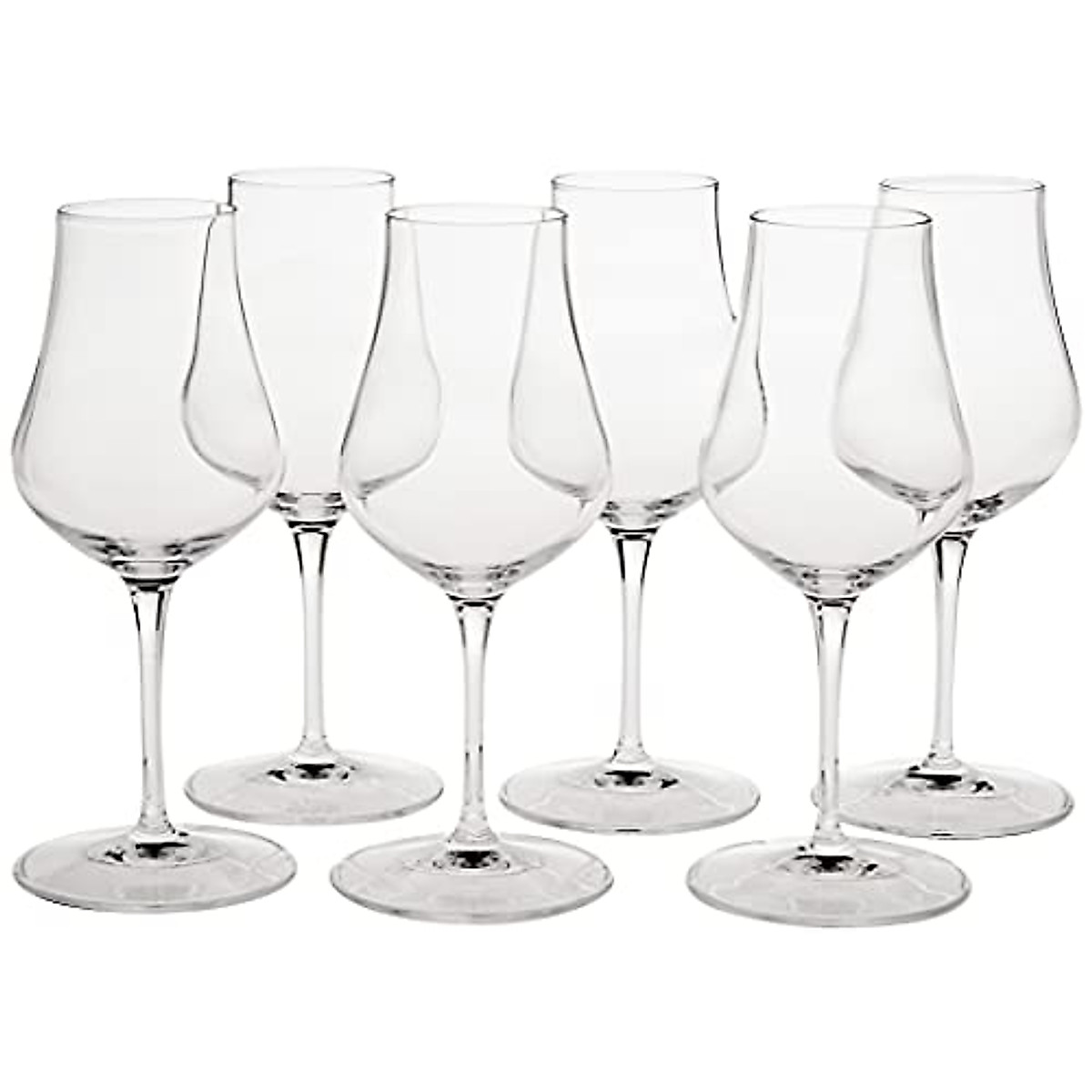 Luigi Bormioli Vinoteque 5.75 Ounce Snifter Glasses, Set Of 6, Crystal SON-hyx Glass, For Cognac, Brandy, And More, Made In Italy.